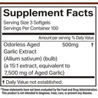 OriginRx herbal garlic extract capsules