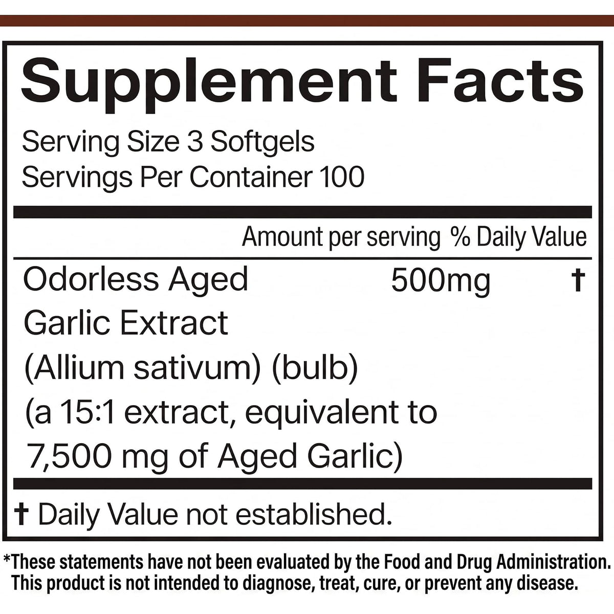 OriginRx herbal garlic extract capsules