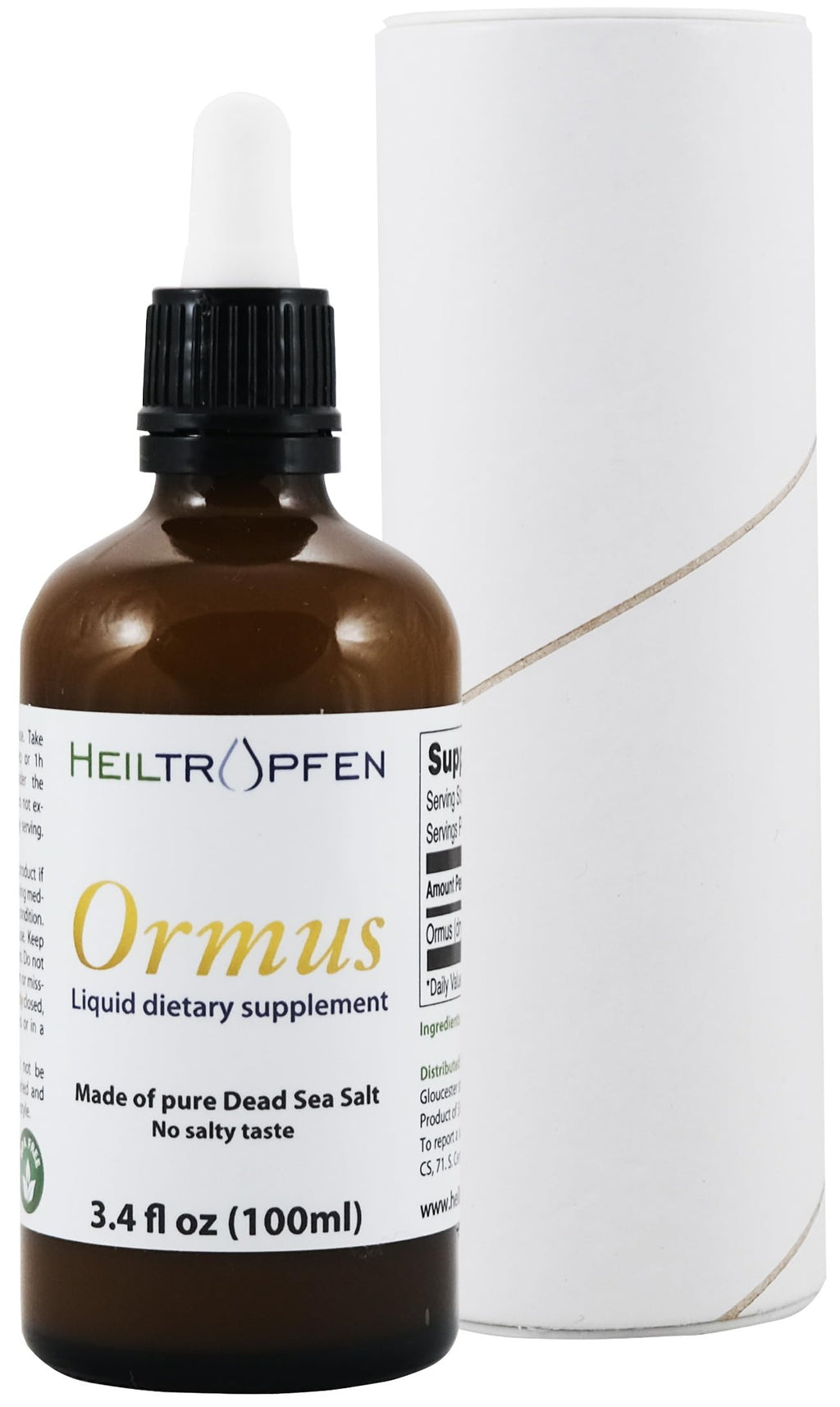 Ormus blended vitamin & mineral supplements