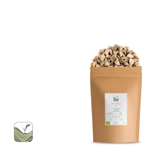 Orris root in herbal detox tea
