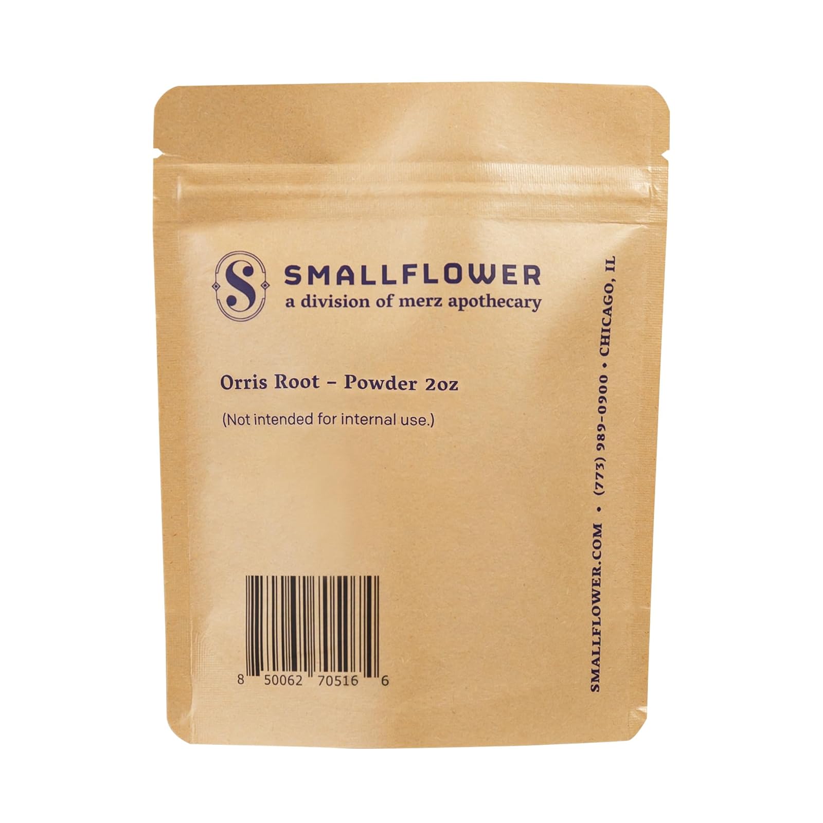 Orris root powder for herbal remedies