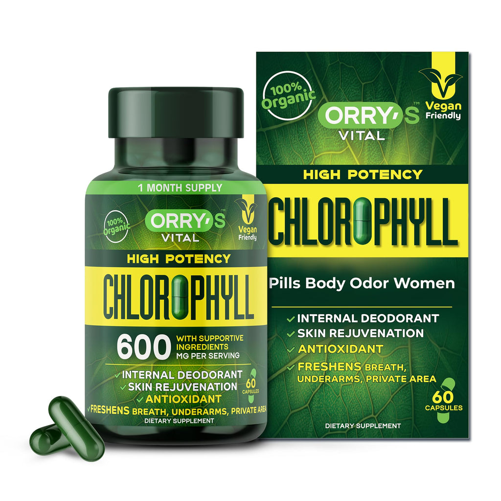 Orry's Vital chlorophyll capsules for digestion