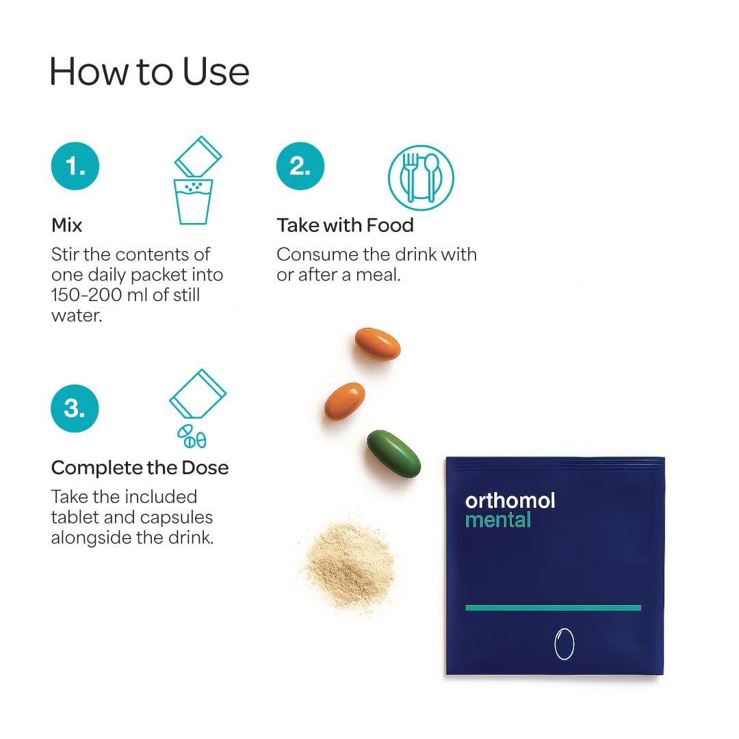 Orthomol Mental supplements for daily wellness