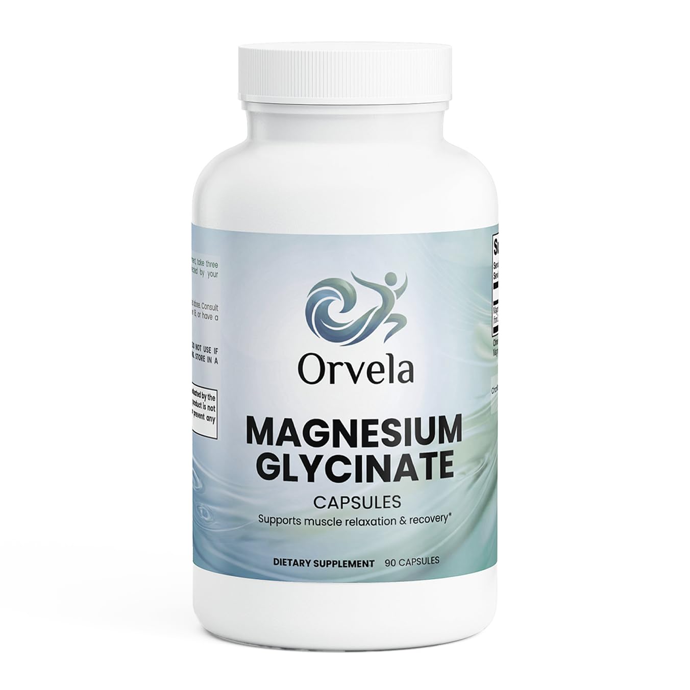 Orvela magnesium glycinate supplement capsules