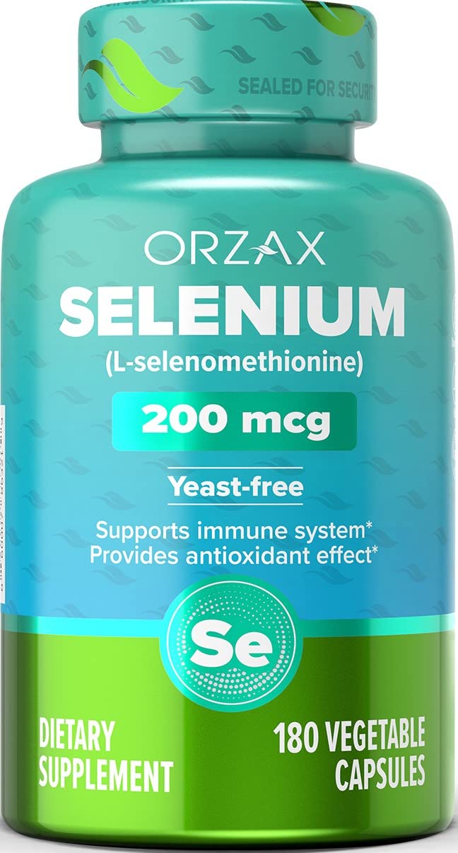 ORZAX selenium capsules for immune health