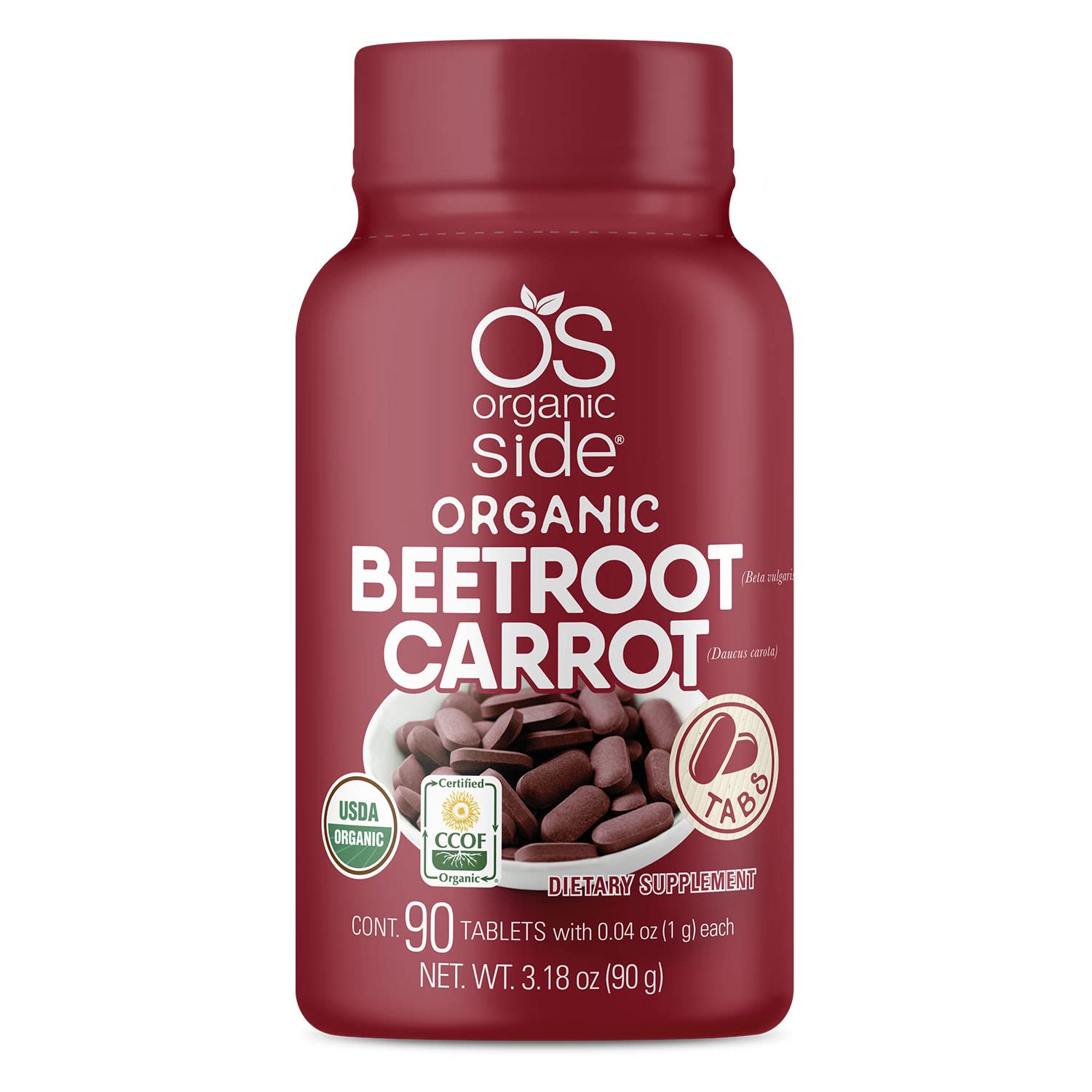 OS Organic beetroot carrot tablets benefits
