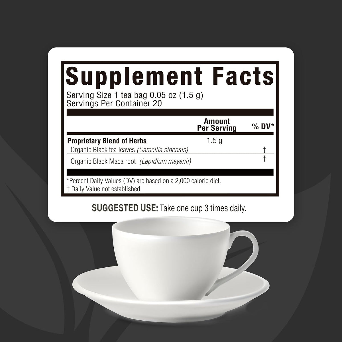 OS ORGANIC SIDE maca tea
