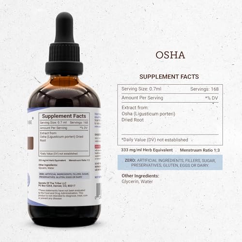 OSHA liquid extract for vitality