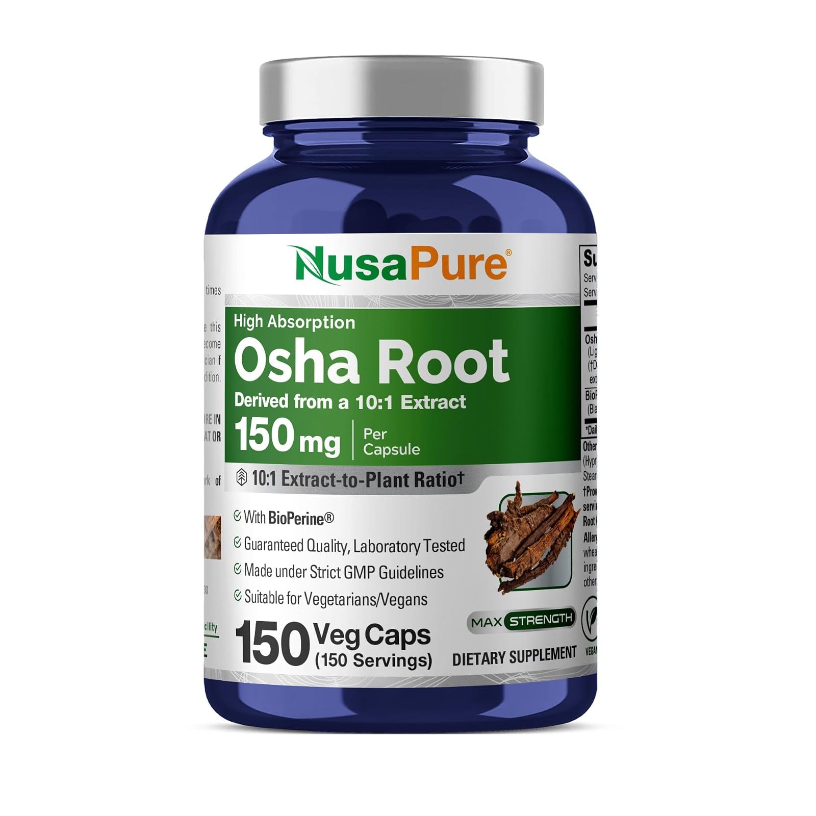 Osha Root 150 mg capsules