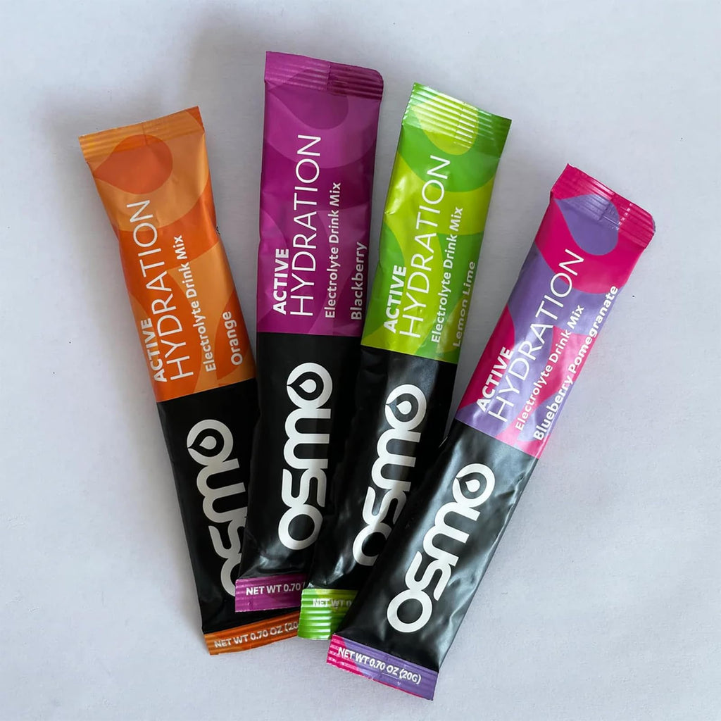 Osmo hydration packets for athletes