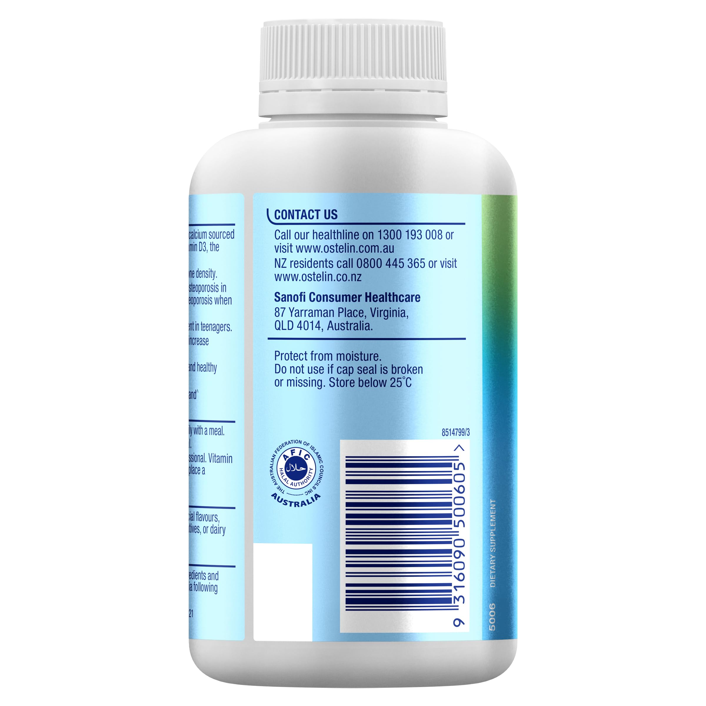 Ostelin calcium for optimal health