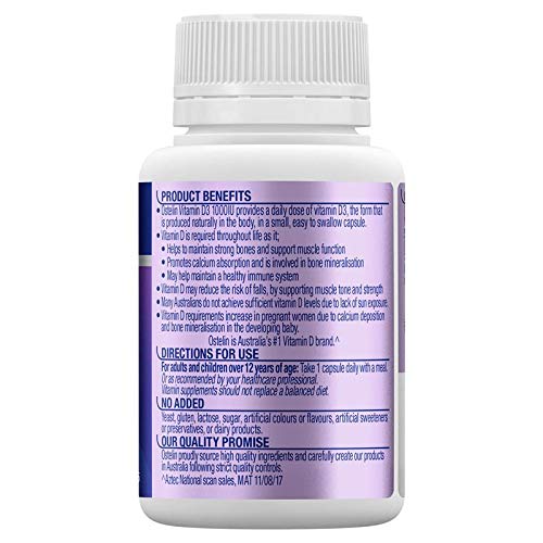 Ostelin Vitamin D3 for strong bones