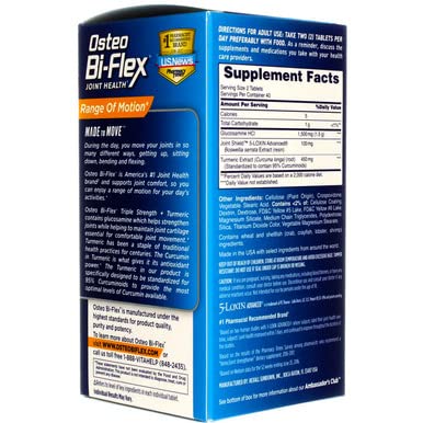 Osteo Bi-Flex turmeric for flexibility