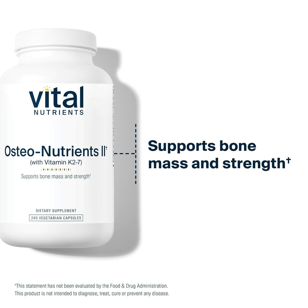 Osteo-Nutrients for seniors' bone support