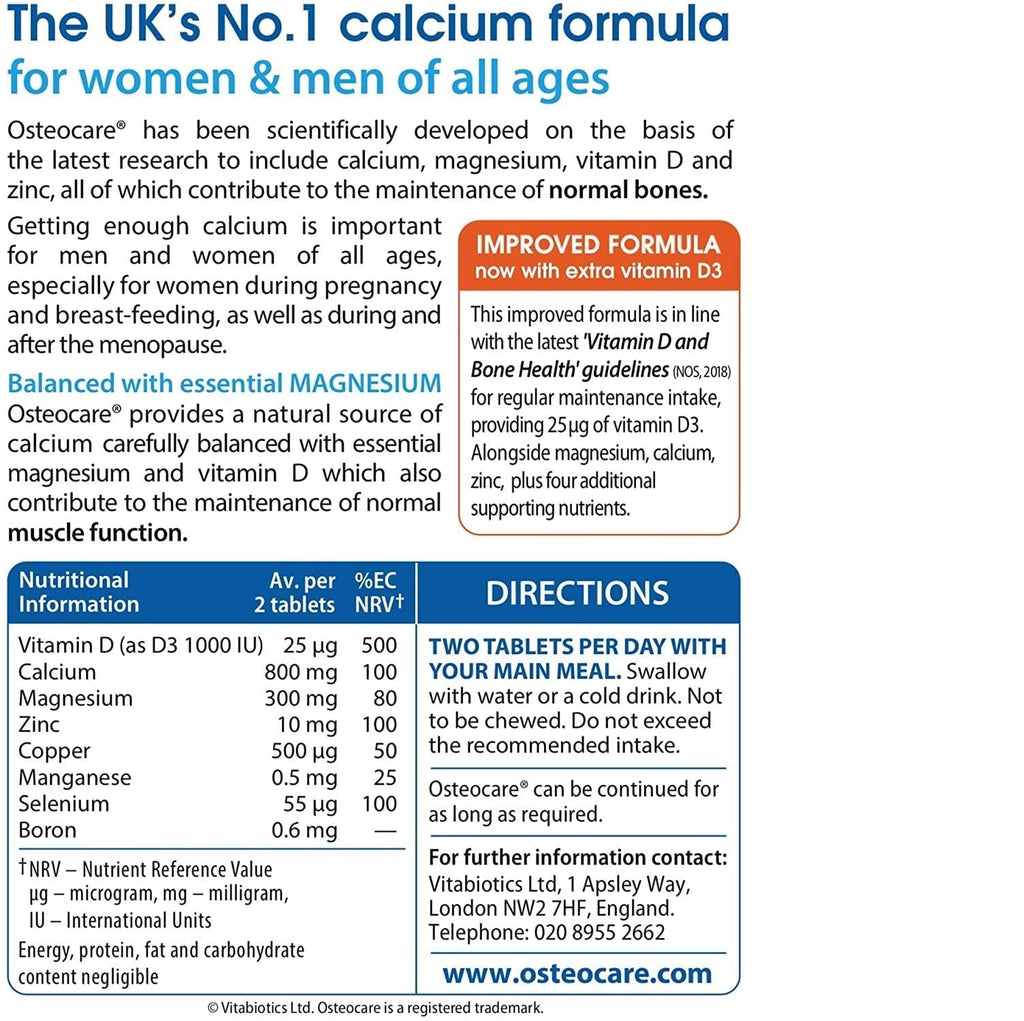 Osteocare Calcium gummy multivitamin option