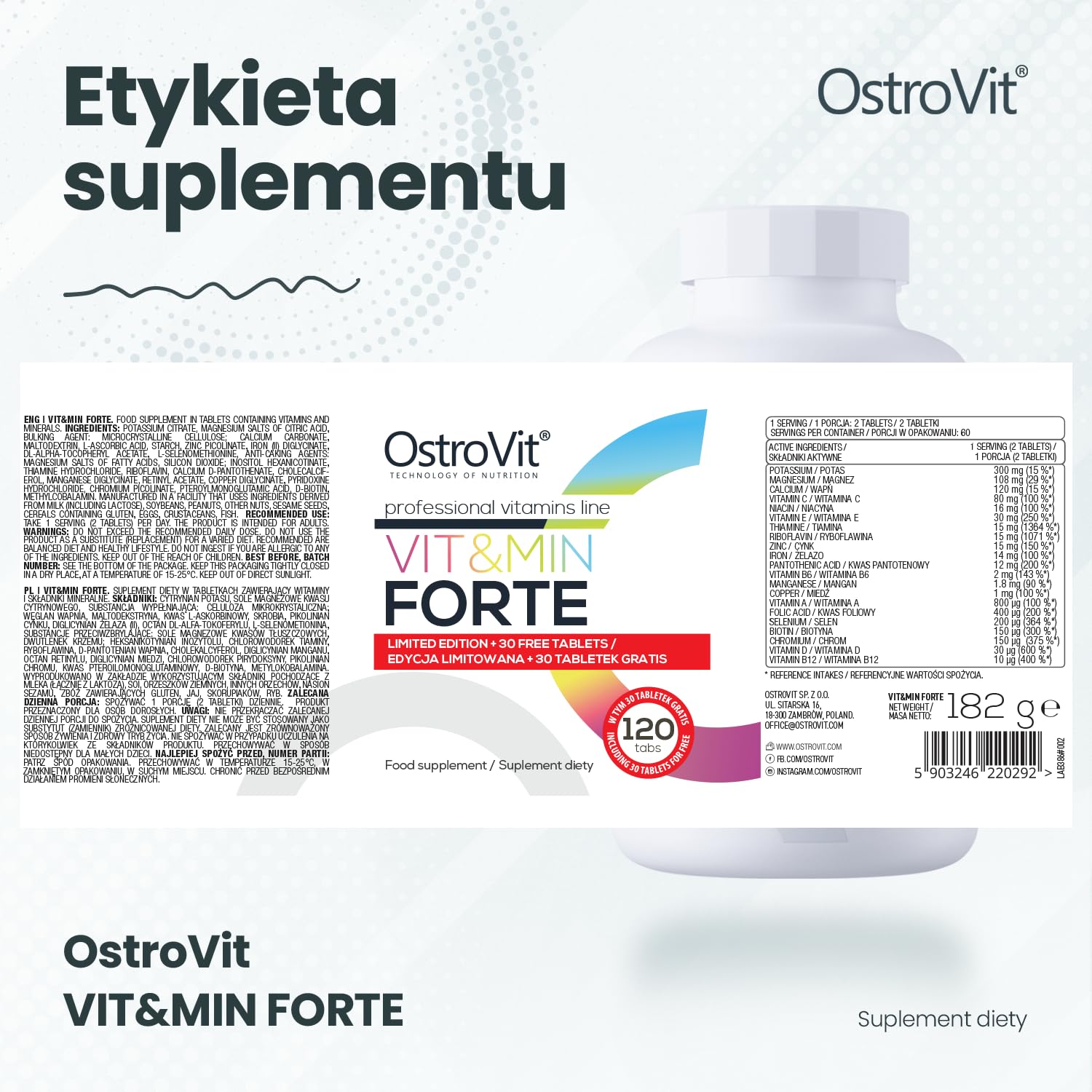 OstroVit FORTE essential nutrient blend