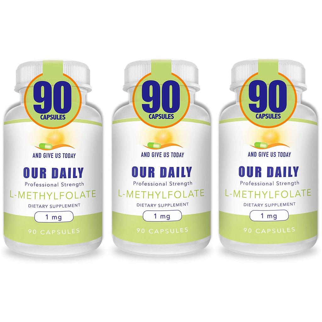 Our Daily Vites L-Methylfolate capsules