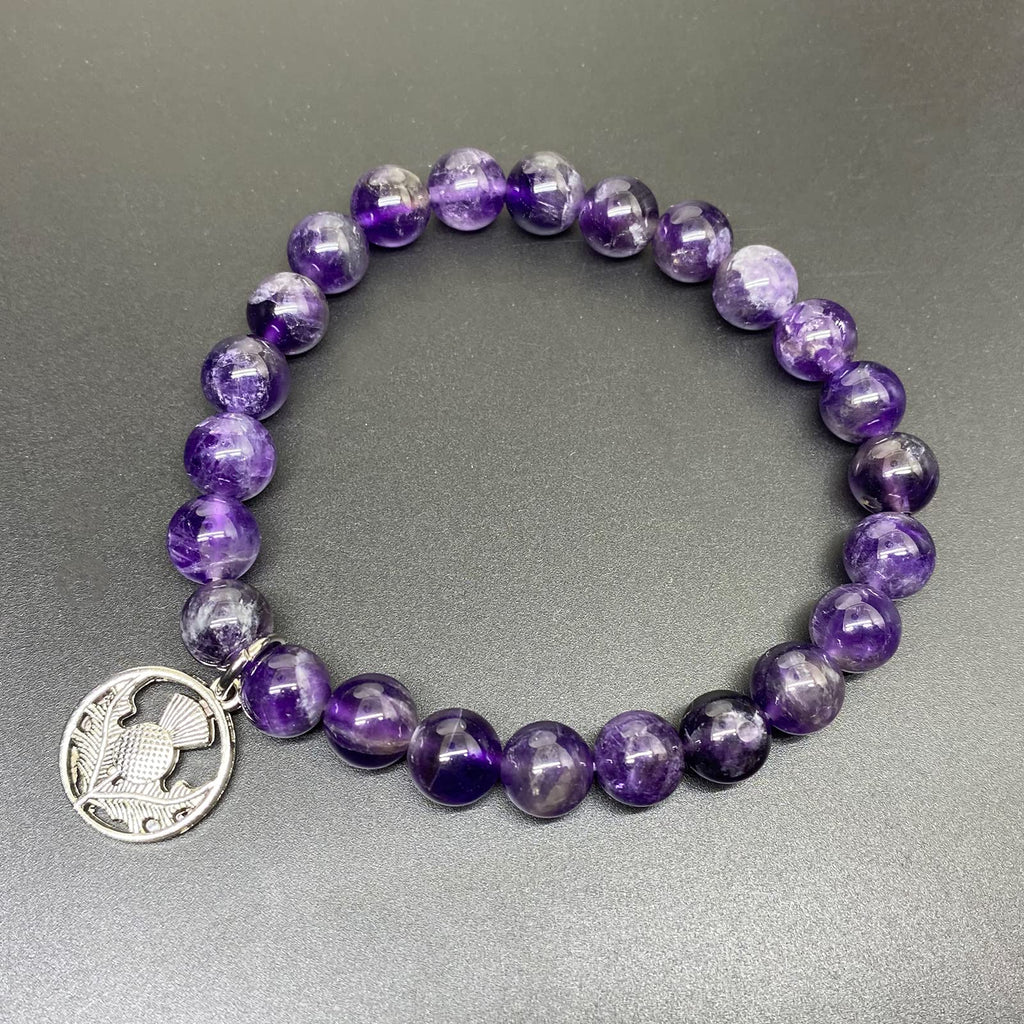 Outlander inspired thistle bracelet