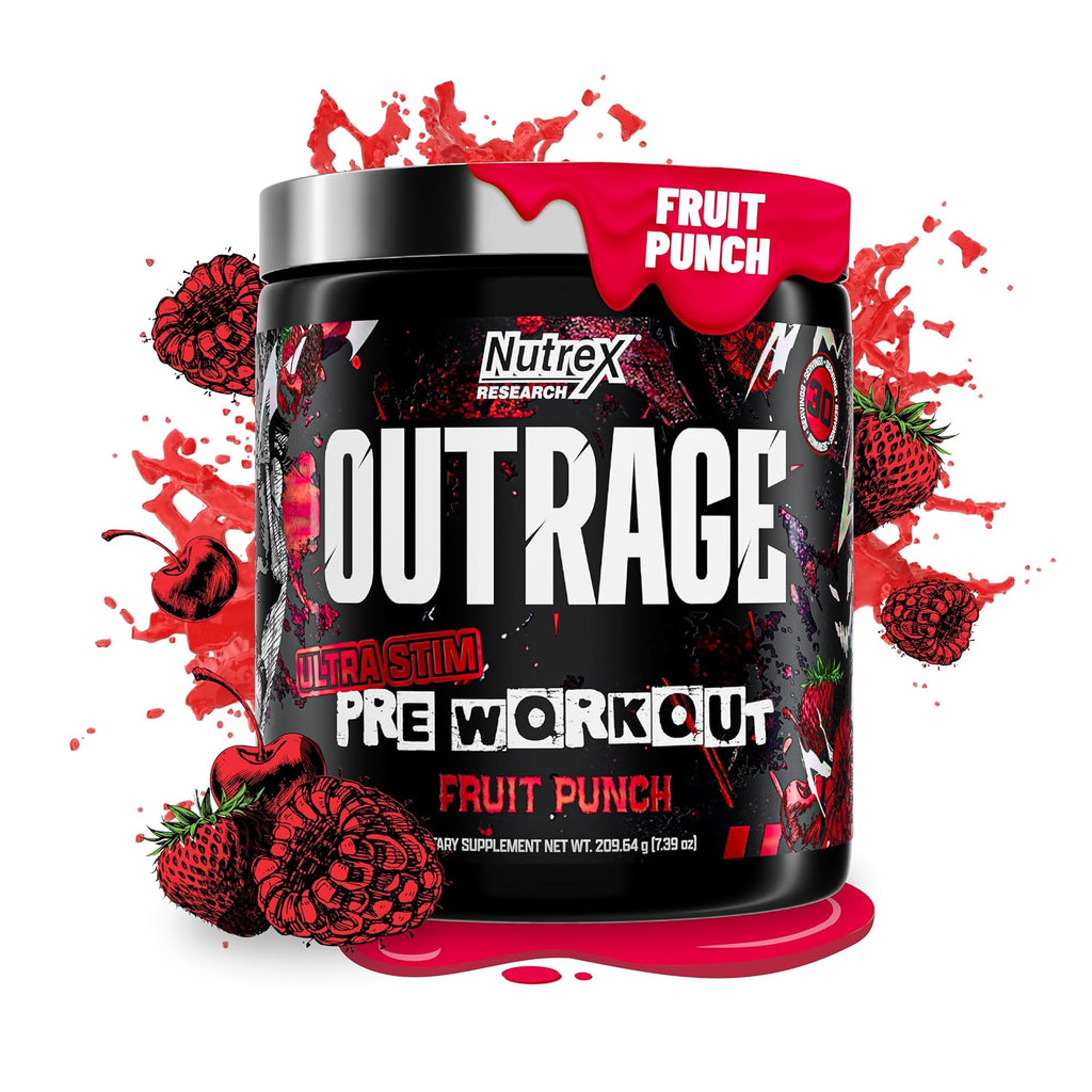 Outrage pre-workout energy boost