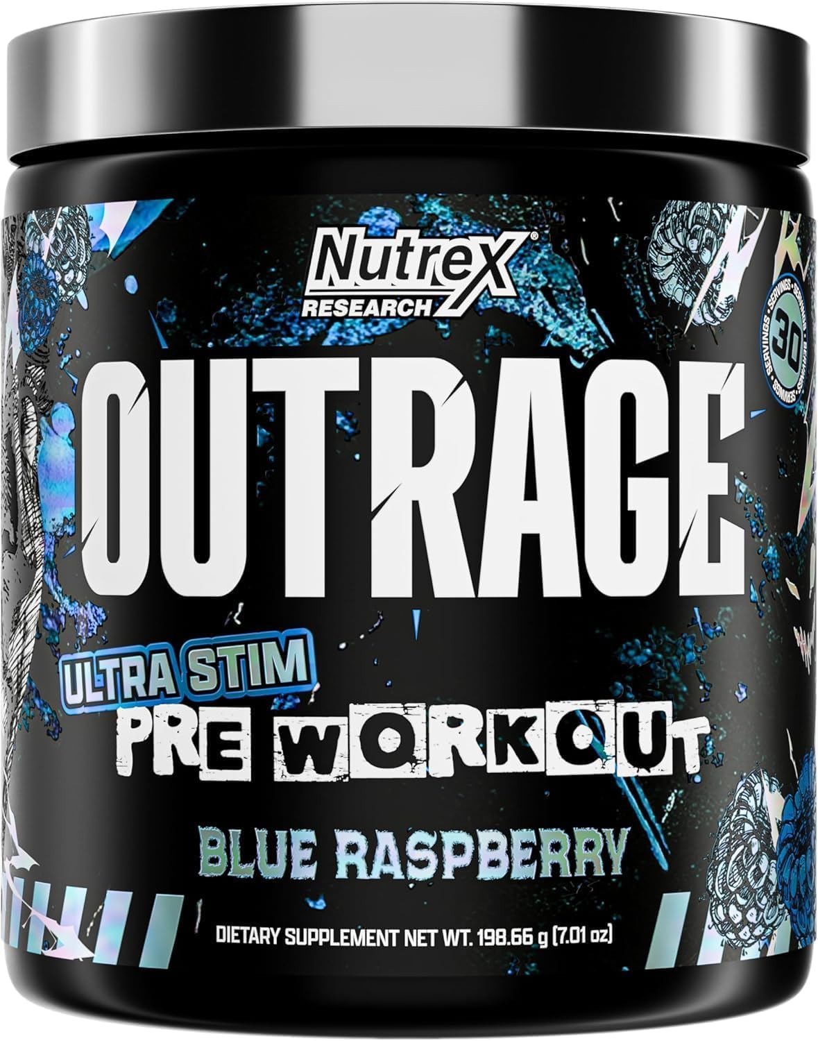 Outrage pre-workout energy boost