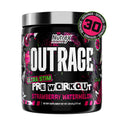 Outrage pre-workout powder for energy
