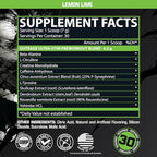 Outrage pre-workout with 400 mg caffeine