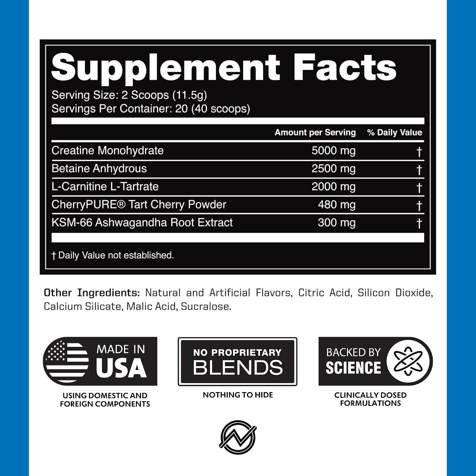 Outwork Nutrition performance enhancement powder