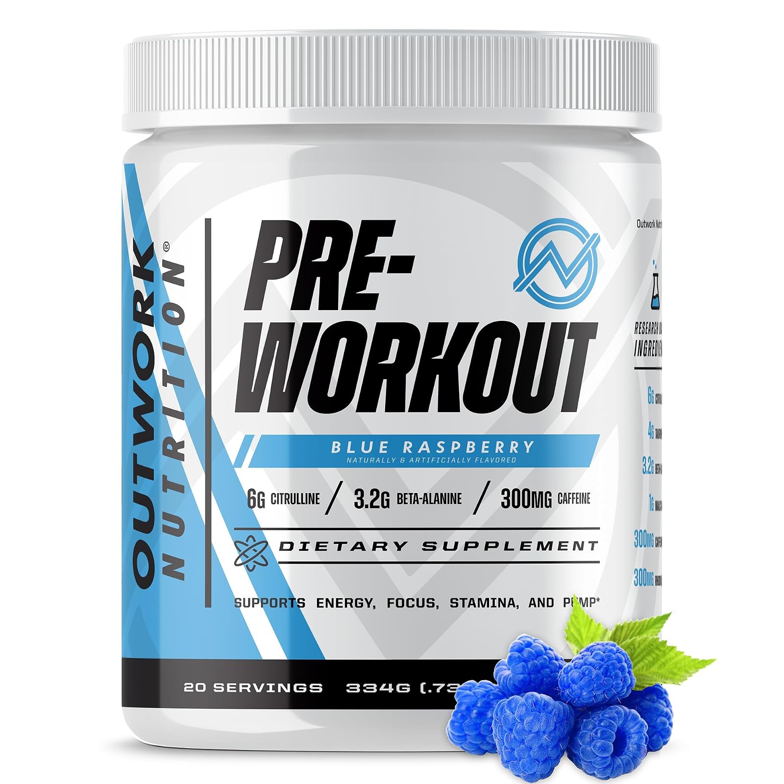 Outwork Nutrition pre-workout energy boost