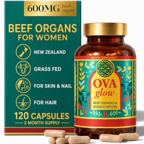 OVA Glow beef organ supplement capsules