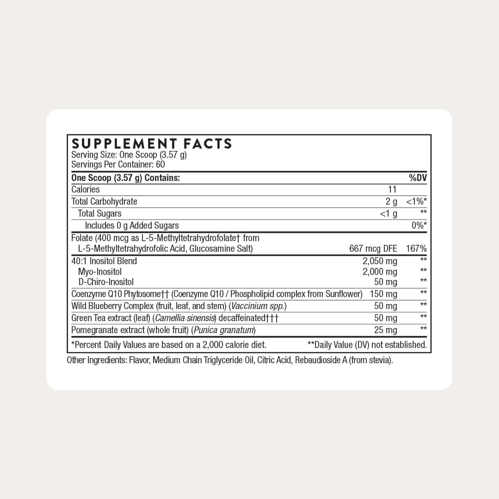 Ovarian Care supplement for health