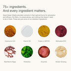 over 100% DV vitamins in one scoop