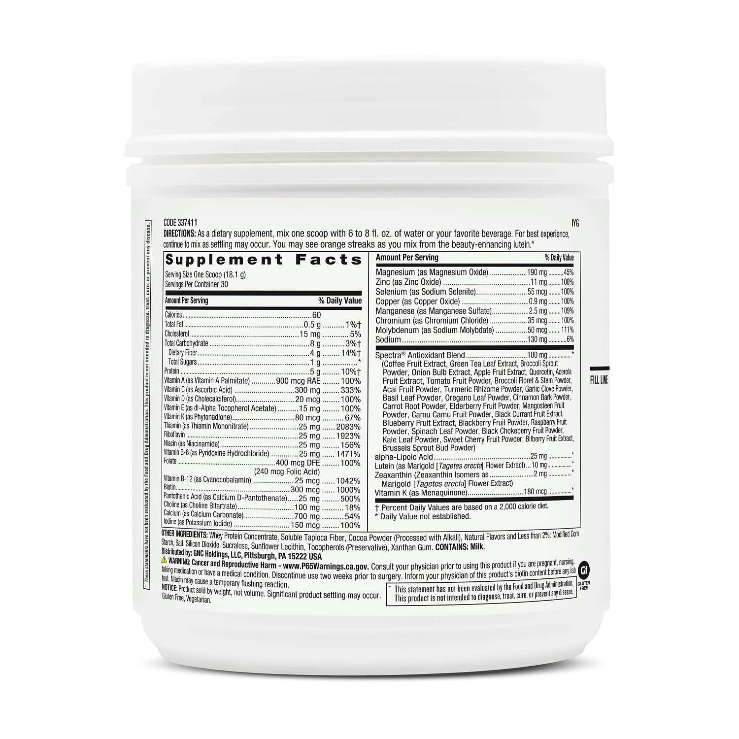 Overall wellness with GNC Women's Multi