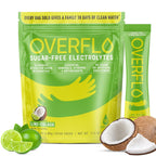 Overflo electrolyte powder lime colada