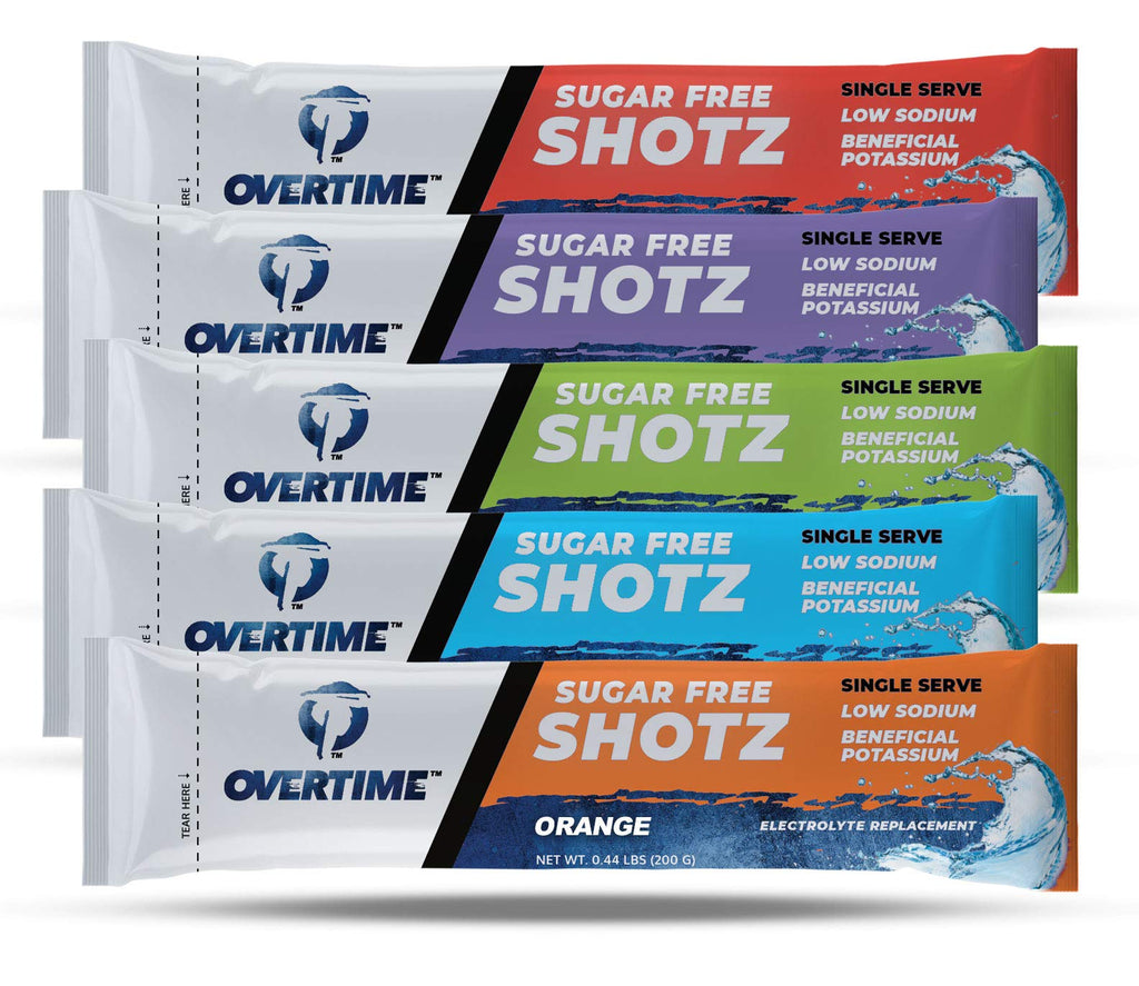 Overtime electrolyte replacement drink mix