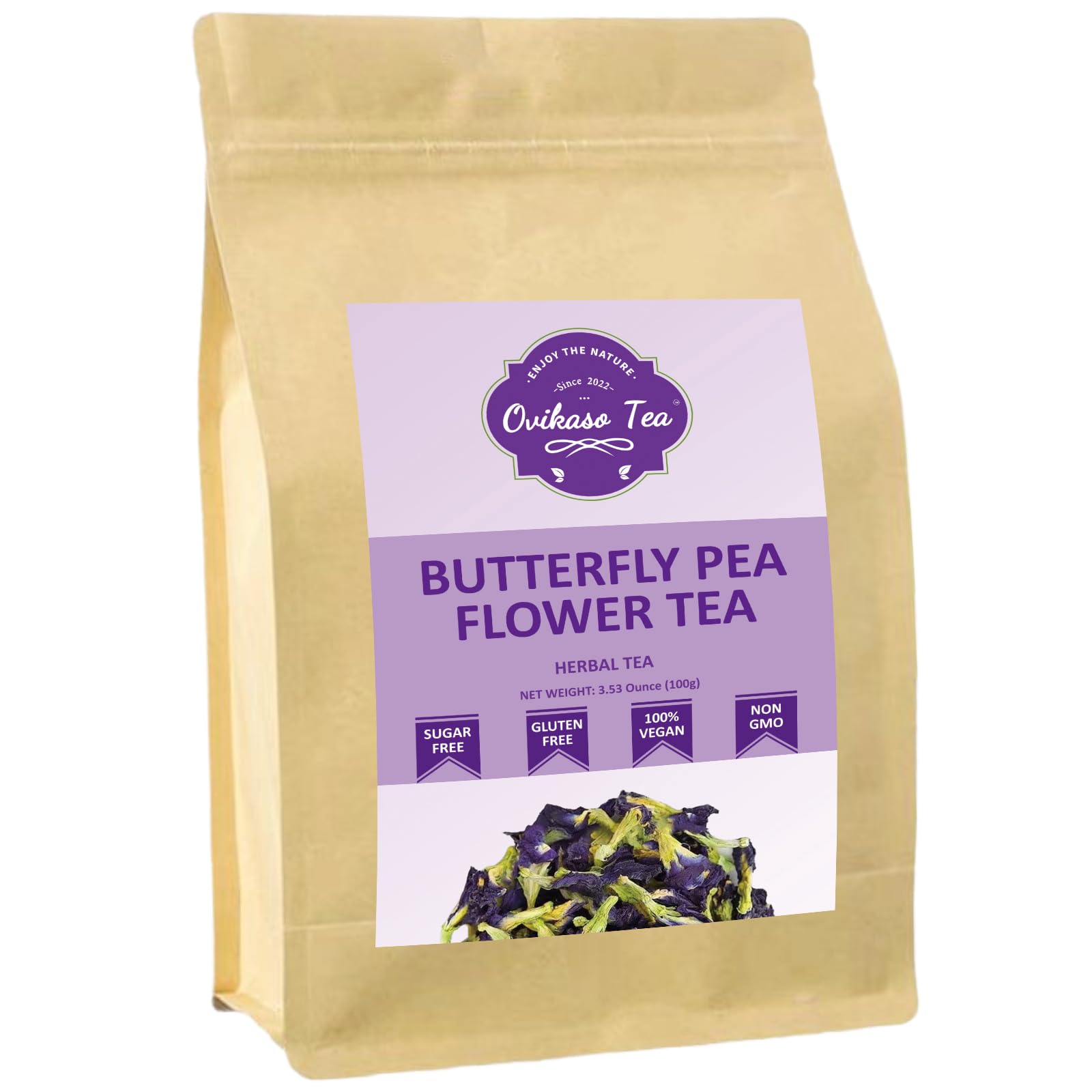 Ovikaso butterfly pea flower tea benefits