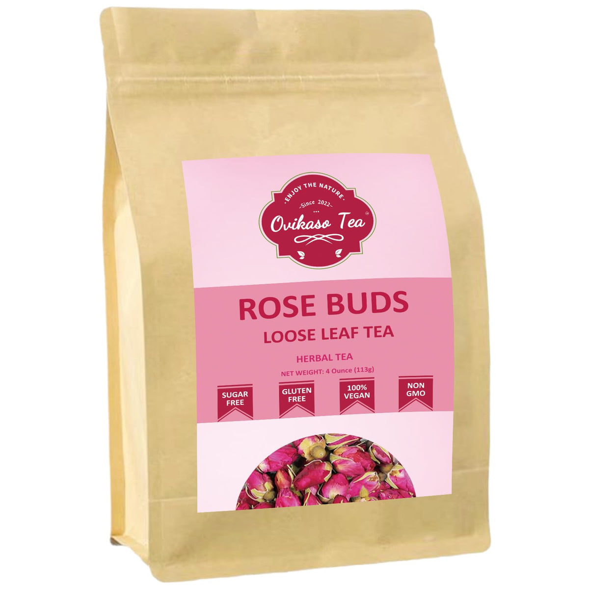 Ovikaso dried rose buds tea