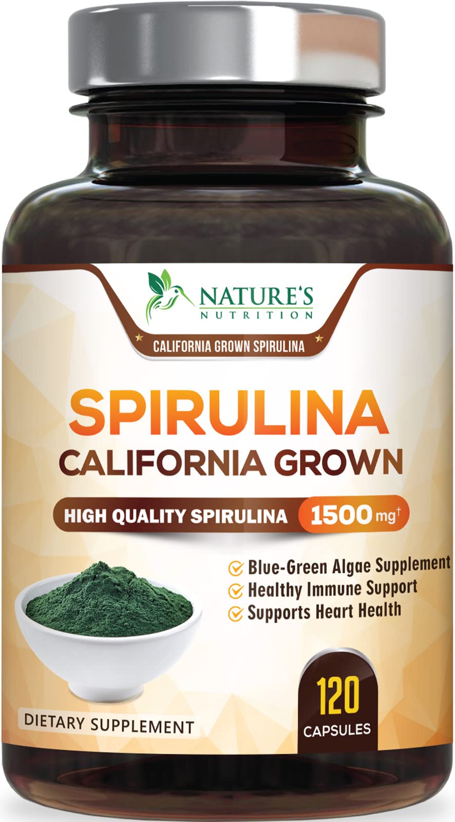 Ovina spirulina capsules for energy