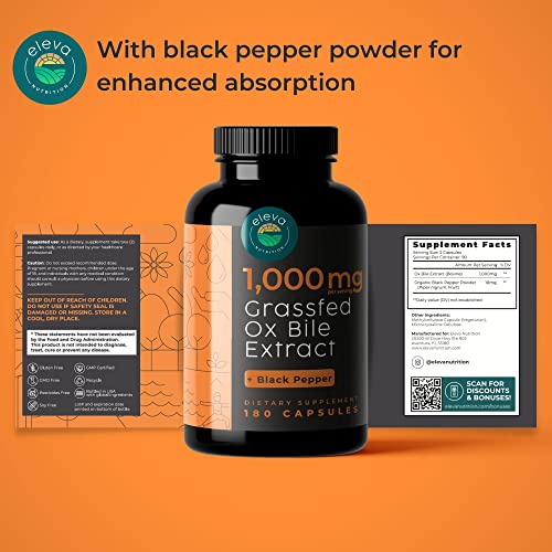 Ox Bile for improved nutrient absorption