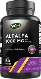 Oxify Alfalfa capsules for digestion
