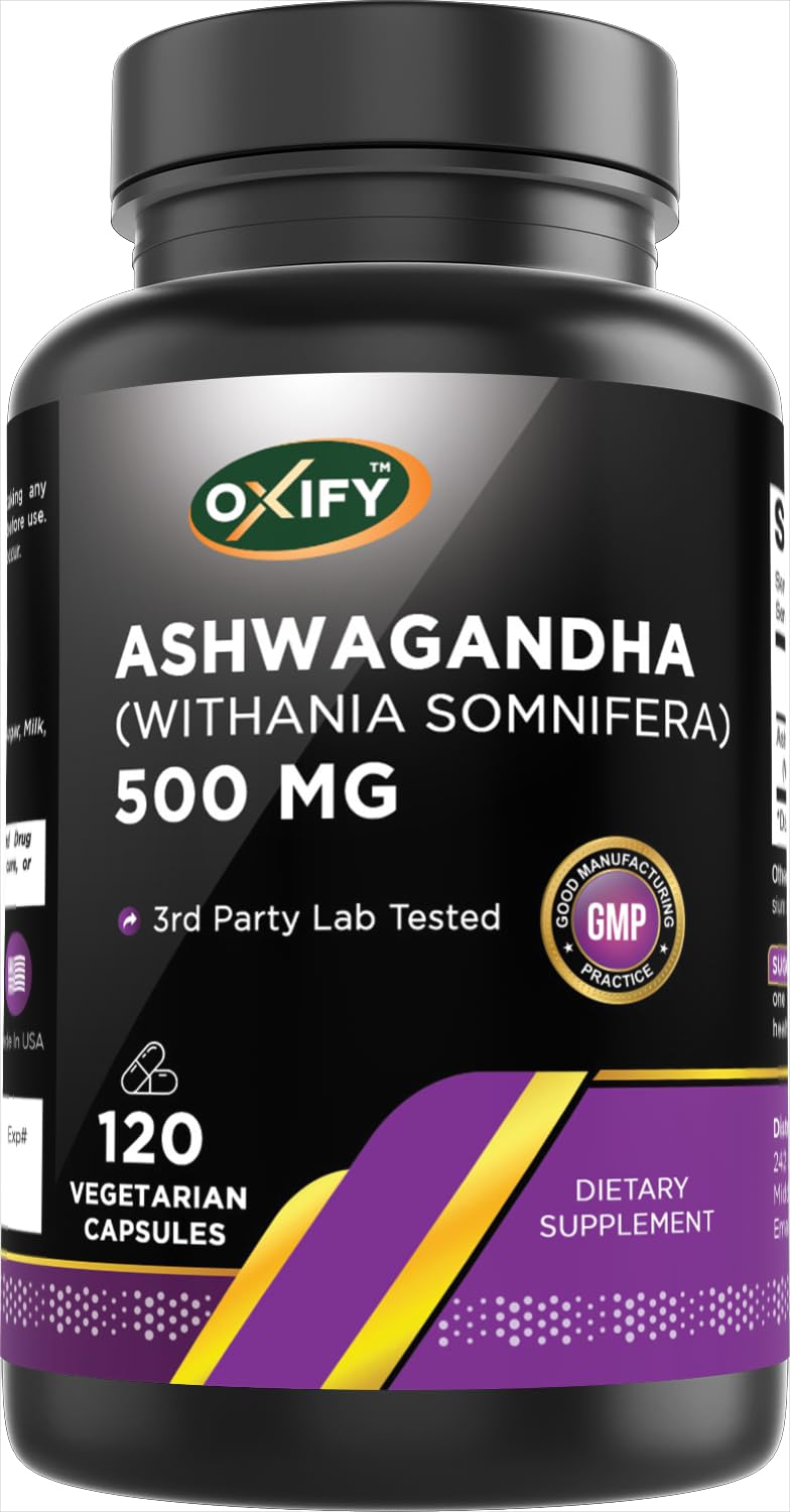 Oxify Ashwagandha 500 mg capsules