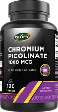 Oxify Chromium Picolinate supplement benefits
