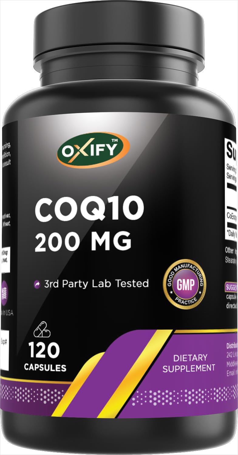 Oxify CoQ10 200 mg capsules