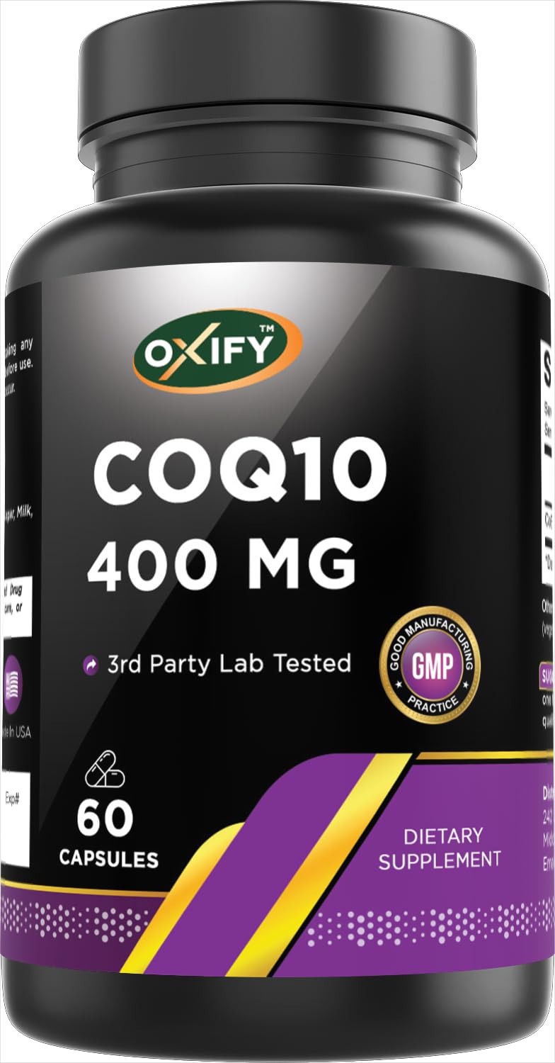 Oxify CoQ10 400 mg capsules