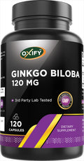 Oxify Ginkgo Biloba capsules for memory