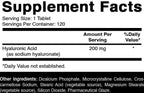 Oxify Hyaluronic Acid joint support tablets