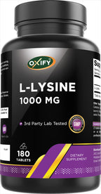 Oxify L-Lysine immune support tablets