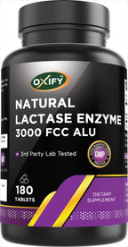 Oxify lactase enzyme for lactose intolerance
