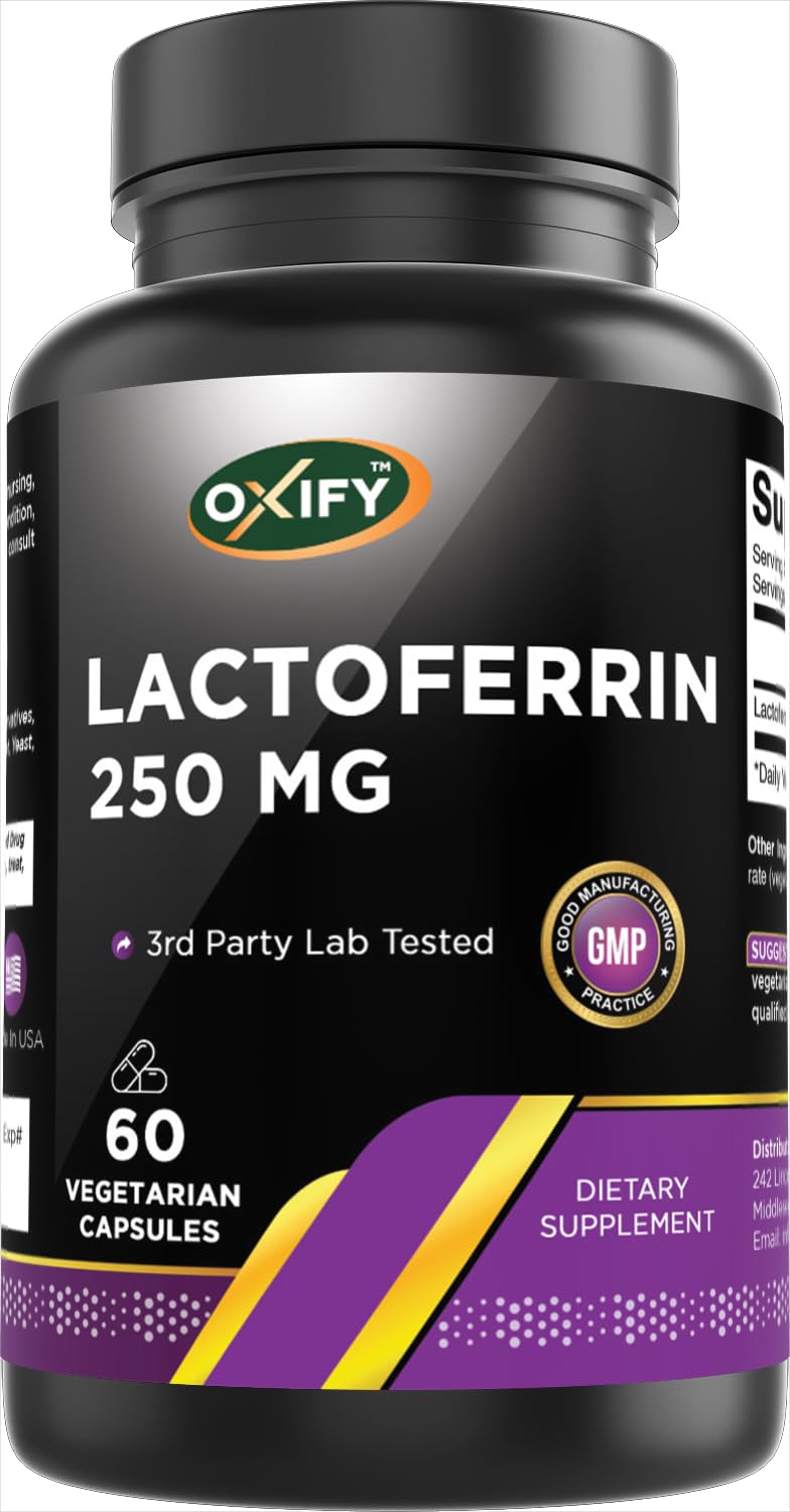 Oxify Lactoferrin vegetarian capsules