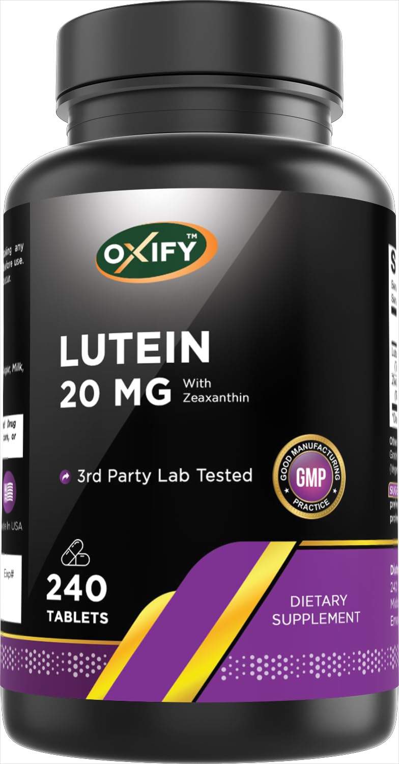 Oxify Lutein 20 mg tablets for eye health