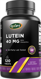 Oxify lutein tablets for eye health